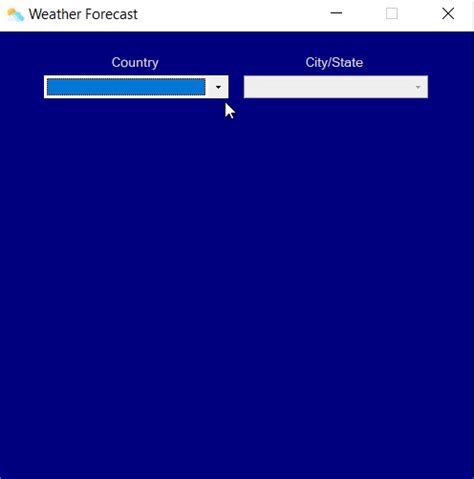 GitHub Durmazoguzhan WeatherForecast Weather Forecast WinForms App By Using API
