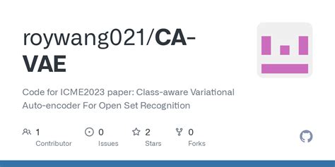 Github Roywang021ca Vae Code For Icme2023 Paper Class Aware