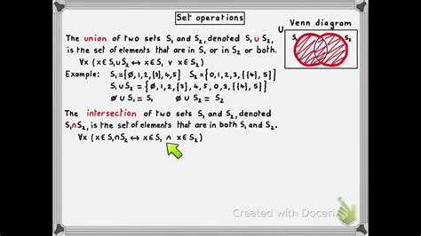 Discrete Structures Lecture 14 Segment 1 Intro To Set Theory Part 510 Youtube
