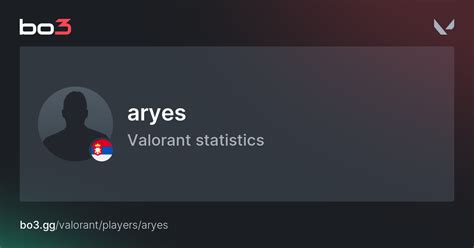 Aryes Valorant Stats Anaru Female