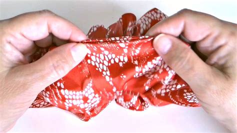 Oversized Scrunchies DIY Step By Step Sewing Tutorial For Stylish Hair Accessories