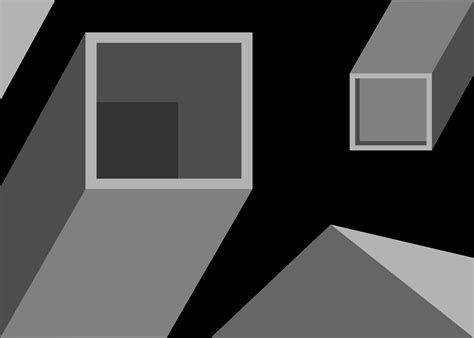 Bw Abstract Cube Background Graphic By Arief Sapta Adjie · Creative Fabrica