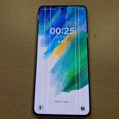 S21 Fe 5g Vertical Line Issue Samsung Members