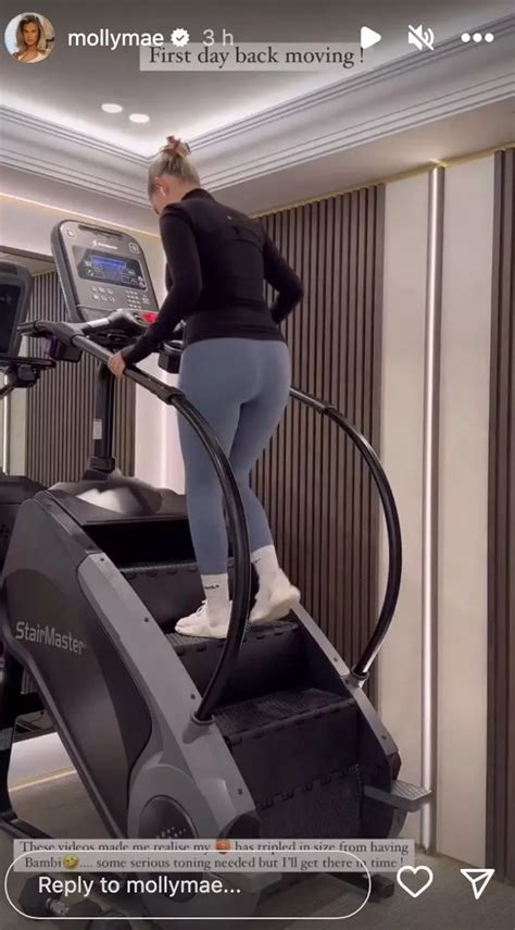 Molly Mae Says Her Bum Has Tripled In Size As She Hits The Gym Three