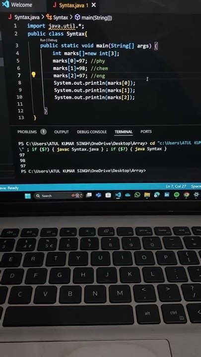 Syntax Of Array Coding Javacoding Javalanguage Javafullstackdeveloper Youtube
