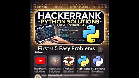 python hackerrank solutions introduction part 1 easy first 5