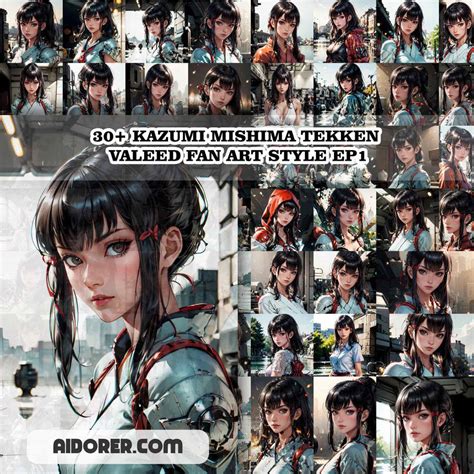 30 Kazumi Mishima Tekken Valeed Fan Art Style Ep1 By Valjacko On
