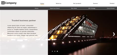 Github Anna Portfoliocompany Website A One Page Website Using Html Css And Javascript