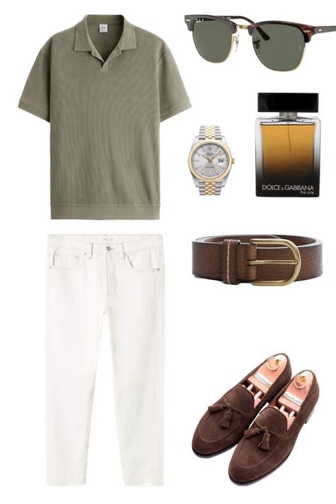 Old Money Clothing Casual Weekend Outfit Ideas Green Polo Shirt