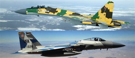 F 15 Vs Su 35 A Brief Comparison Between The Mighty Eagle And The