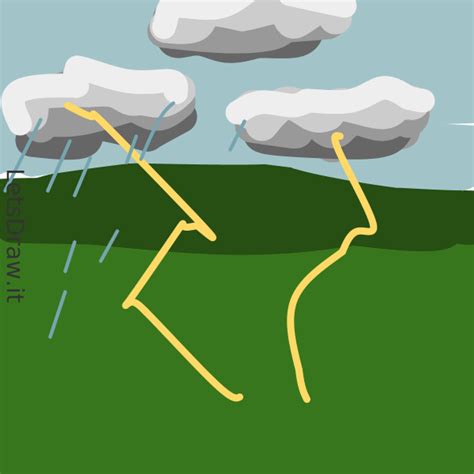 How To Draw Thunder P Tgrr S Png LetsDrawIt