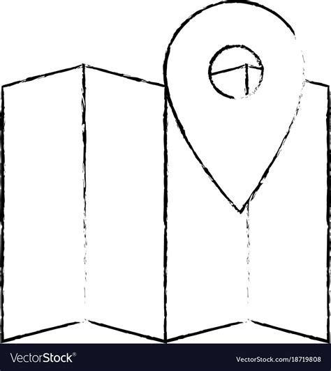 Isolated Map Design Royalty Free Vector Image VectorStock