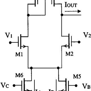 The Proposed Wide Linear Range Transconductor Circuit Download Scientific Diagram