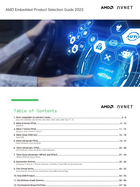Avnet Xilinx Product Selection Guide 2021 En Pdf Field Programmable Gate Array Computer