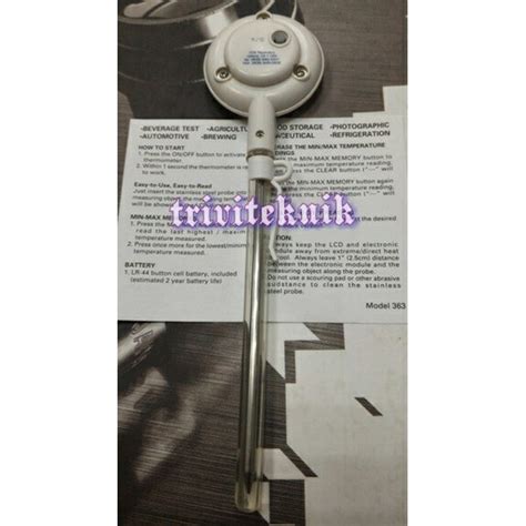 Jual Thermometer Stickthermometer Tusuktancap Shopee Indonesia