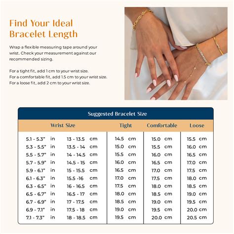 Bracelet Size Guide Achieve The Perfect Bracelet Fit