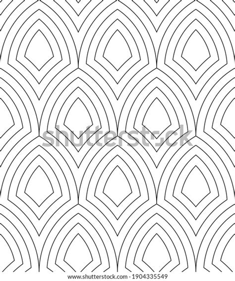 Vector Geometric Seamless Patternmodern Geometric Background Stock