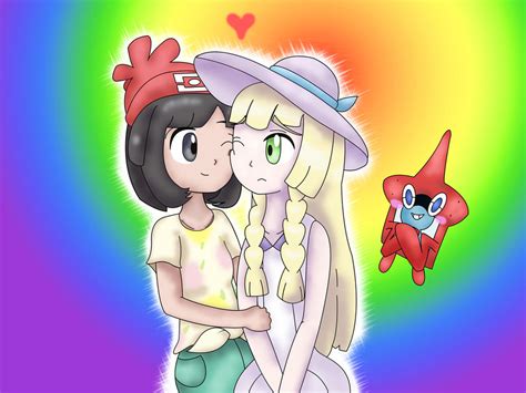 Pokemon Sun And Moon Female Protagonist X Lillie By Andkeanka On Deviantart