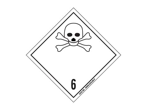 Etichette Trasporto Merci Pericolose Classe 6