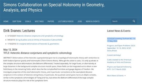 Uis Department Of Mathematics And Physics On Linkedin Mathematicalphysics Geometry Analysis