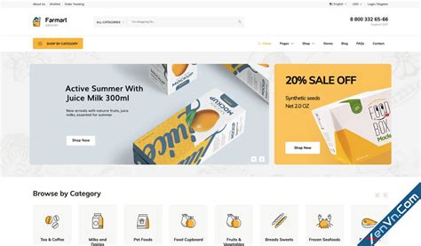 Farmart Single Or Multivendor Laravel Ecommerce System 1239 Xenvncom