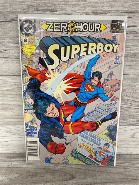 Dc Comics Zero Hour Superboy 8 Modern Age September 1994 Comic Book