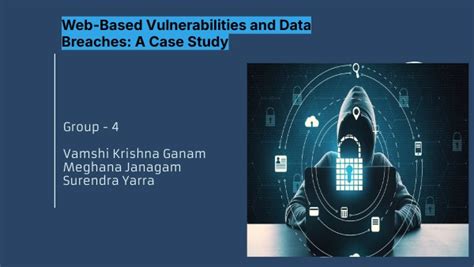 Web Bases Vulnerabilities And Data Breach Genially