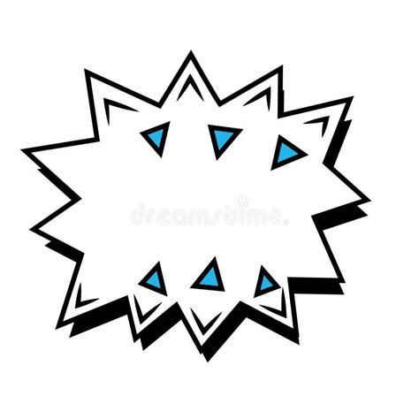 Empty Comic Bubble Chat Vector Stock Vector Illustration Of Speech