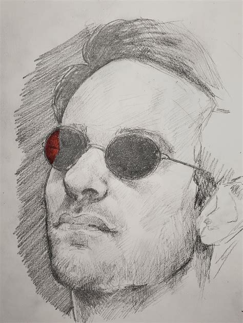 Practicing Faces Used Matt Murdock Charlie Cox As Reference R Sketch