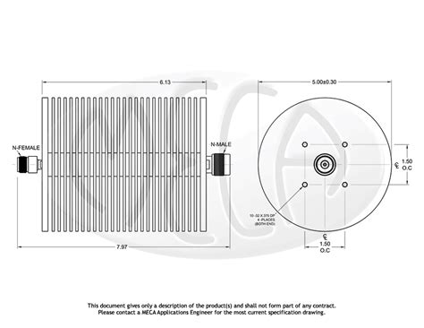 Attenuators N Type — Meca Electronics Inc