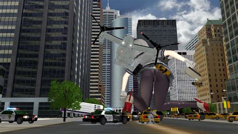 Giant Girl Attacks City