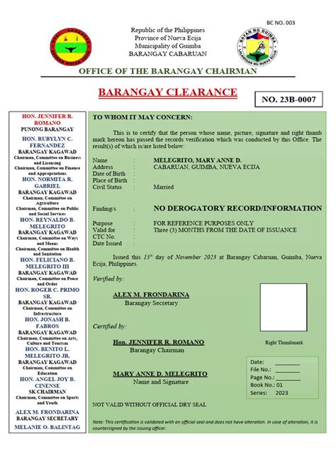 Clearance Pdf