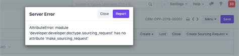 attribute error in custom app customization frappe forum
