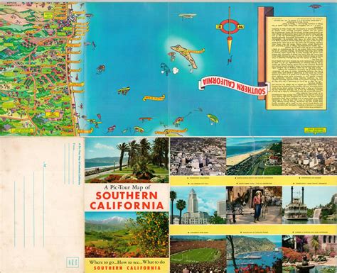 A Pic Tour Map Of Southern California Curtis Wright Maps