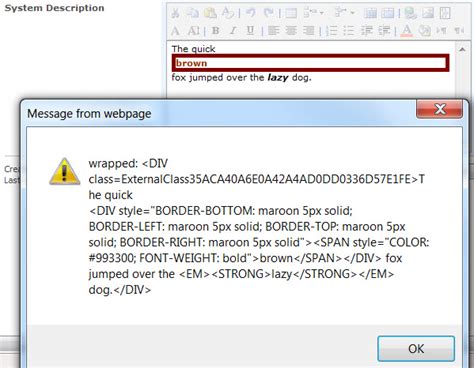 Finding The Contents Of A Sharepoint Rich Text Column With Jquery And