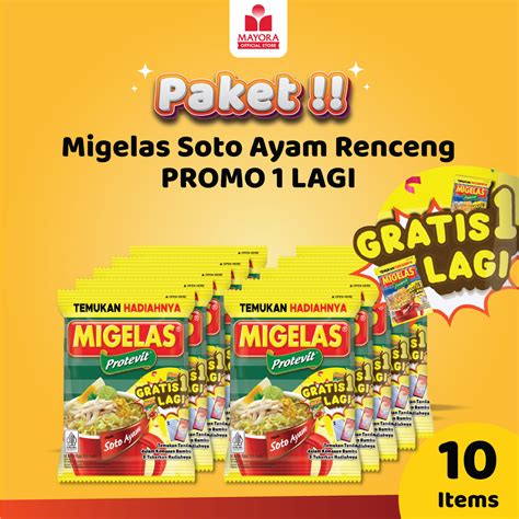 Jual Migelas Soto Ayam Renceng 10 Sachets Di Seller Mayora Official