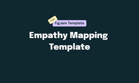 Empathy Mapping Figma Community