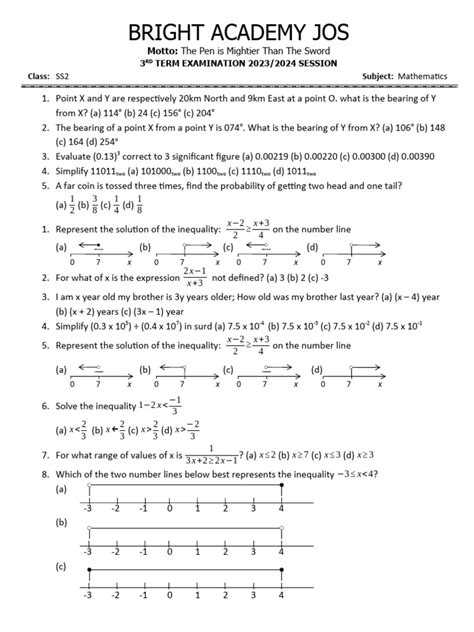 Exams Pdf Inequality Mathematics Mathematical Analysis