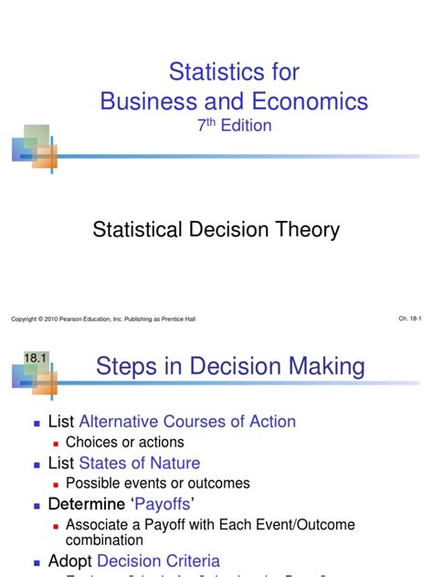 Teoria De Decision 1 Pdf Mathematical And Quantitative Methods Economics Teaching