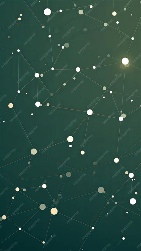 Premium Photo Vector Graphic Of Interconnected Nodes Forming An Abstract Network Pattern On A