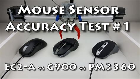 Mouse Sensor Test 1 G900 Vs Zowie Vs Plugable Youtube
