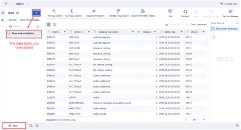 Analysis Subject Overview Finebi Document