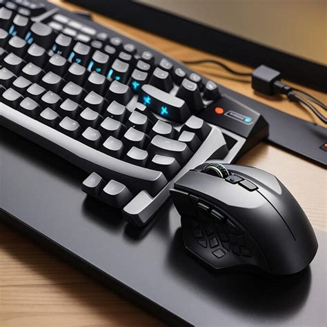 Premium Ai Image Advanced Keyboard Mouse For The Future