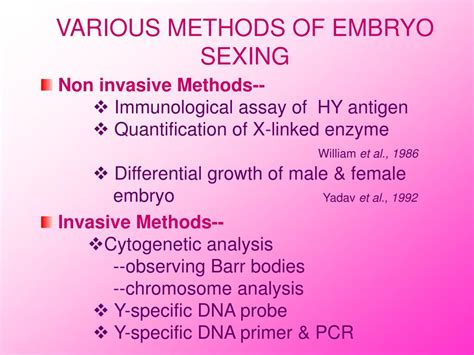 Ppt Embryo Sexing In Farm Animals Powerpoint Presentation Free