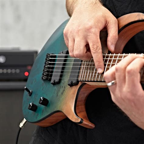 G4m 529 Pro Fanned Fret 7 String Ocean Fade G4m