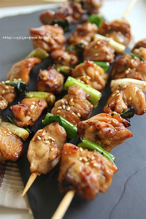 집에서 즐기는 길거리 음식 닭꼬치 만들기