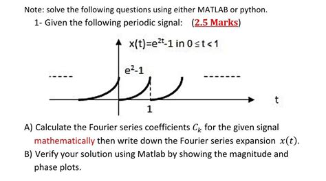 Solved Note Solve The Following Questions Using Either