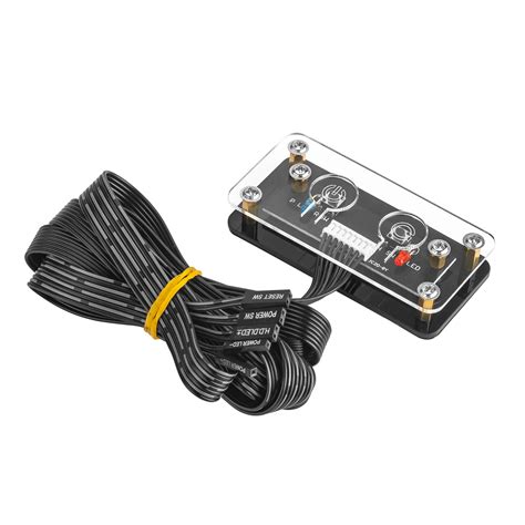 desktop computer external restart power switch pow grandado