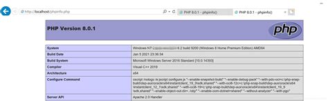 php编程开发环境建立—windows10 家庭版，64位 vs2019（64位） apache24 php8 mysql8