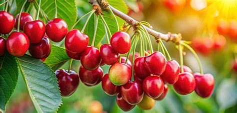 체리 과일 정원 배경 이미지 체리 과일 체리 과일 배경 일러스트 및 사진 무료 다운로드 Pngtree